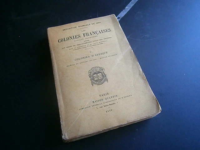 RARE: FRENCH COLONIES Map 1890 Colony of Africa Sudan French Senegal £ ...