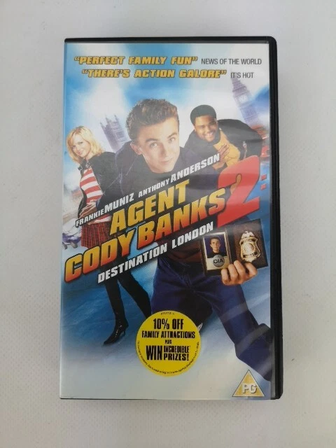 AGENT CODY BANKS 2 - Destination London (VHS, 2004) £5.95 - PicClick UK