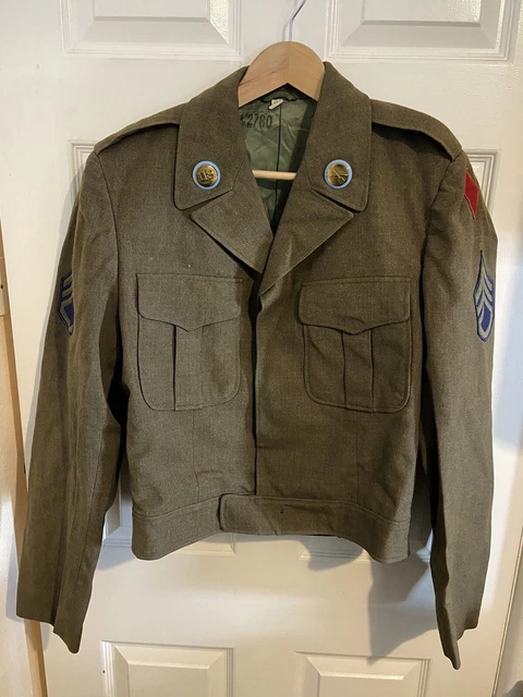 POST WW2 US Army Enlisted 5th Infantry Division Staff Sergeant IKE ...