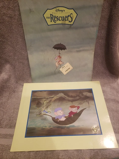 DISNEY STORE EXCLUSIVE Commemorative Lithograph The Rescuers Down Under ...