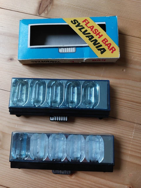 FLASH BAR SYLVANIA POLAROID SX-70 Land camera Aufsteck-Blitz Flashlight ...