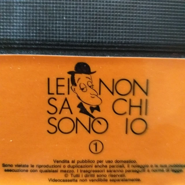 TOTÒ VHS COLLEZIONE Lei Non Sa Chi Sono Io - 1992 - Celebrazioni 25 ...