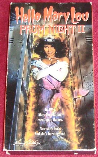 HELLO MARY LOU - PROM NIGHT 2 (vhs,1995,english,hi-fi mono) tested $10. ...