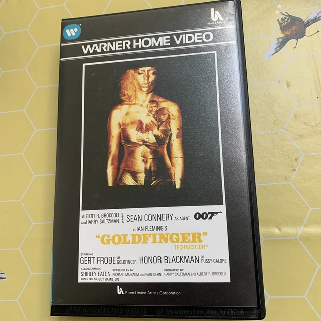 JAMES BOND GOLDFINGER - VHS Black Box Warner Video Tape VGC £16.15 ...