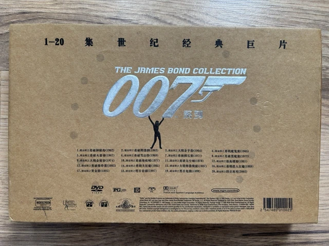007 THE JAMES Bond Collection - 20 DVD box set - Japanese Subtitles $30 ...