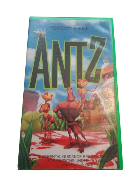ANTZ, DREAMWORKS, VHS Tape, Vintage Video, Movie, PG, 2000, Kids Family ...