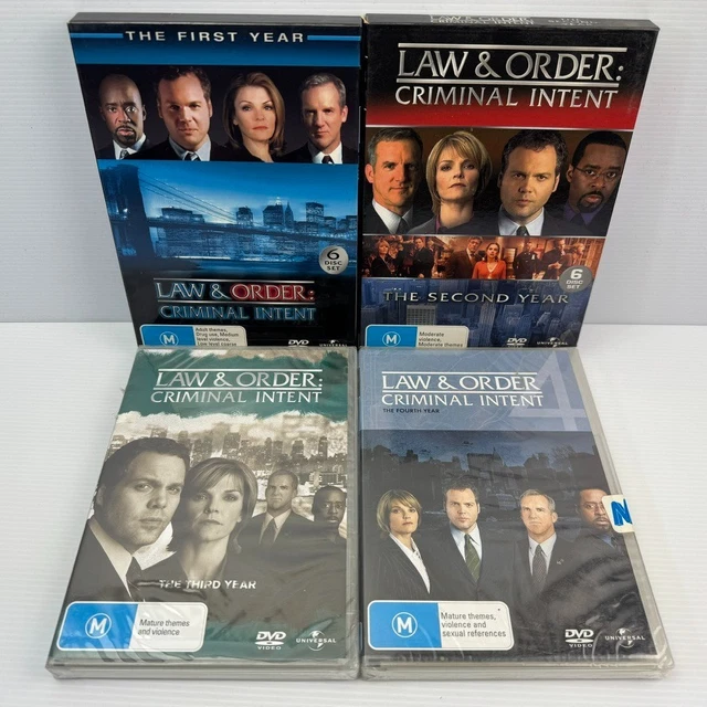 LAW AND ORDER-CRIMINAL Intent Season 1-4 DVD PAL Region 4 AU/NZ Free ...