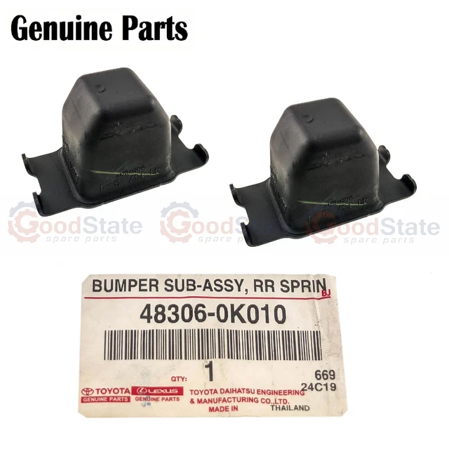 GENUINE TOYOTA HILUX TGN26 KUN36 KUN35 Rear Leaf Spring Rubber Bump ...