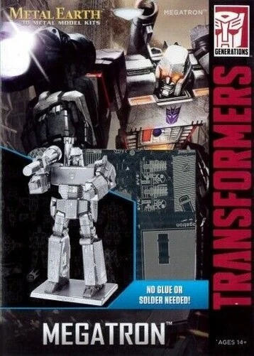 MEGATRON TRANSFORMERS METAL Earth 3D Model Kit Fascinations EUR 26,14 ...