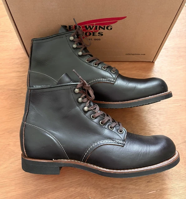 RED WING BLACKSMITH Boots 3345 Black Prairie UK 9D Made In USA £229.50 ...
