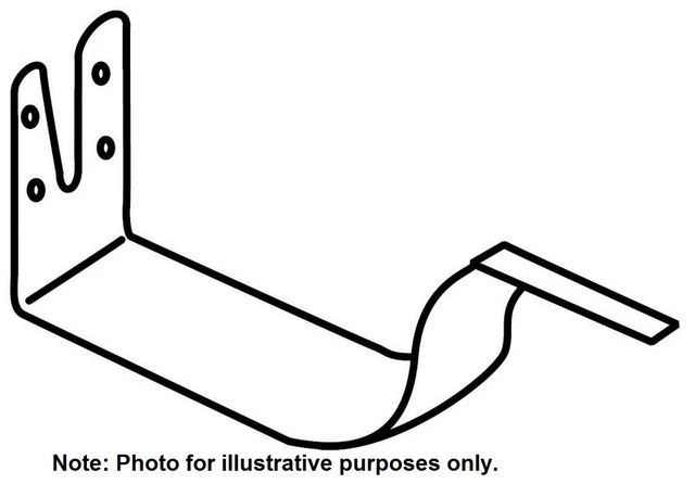 10X STRAMIT LO-FRONT QUAD EXTERNAL BRACKETS 115mm Zincalume Steel, Zinc ...