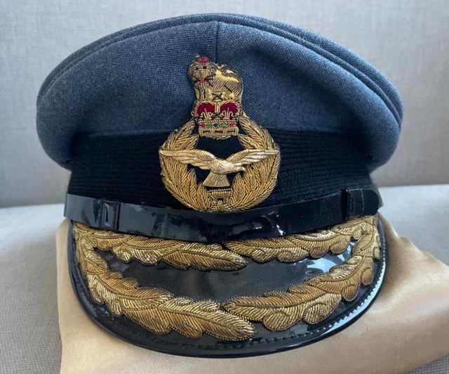 ORIGINAL POST WW2 RAF officer Air Vice Marshal cap Named. £170.00 ...