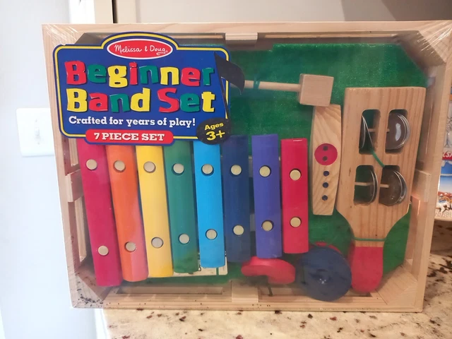 NEW MELISSA AND Doug Beginner Band Set 7 pc musical and rhythm ...
