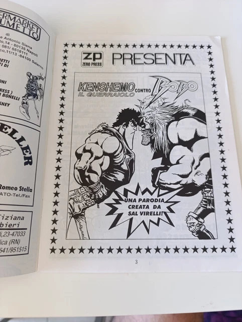 KENSHEMO IL GUERRAIOLO CONTRO BOBO Parodia Ed. Zero Press 1997 EUR 5,00 ...