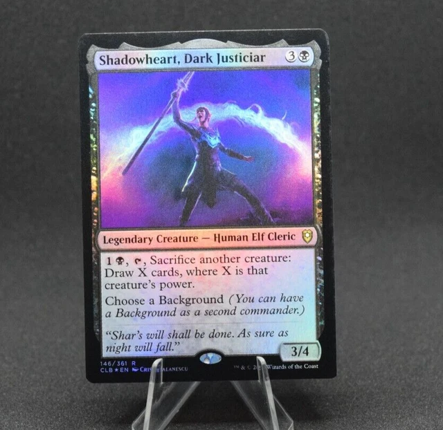 MTG SHADOWHEART, DARK Justiciar *FOIL* Battle for Baldur's Gate 146 ...