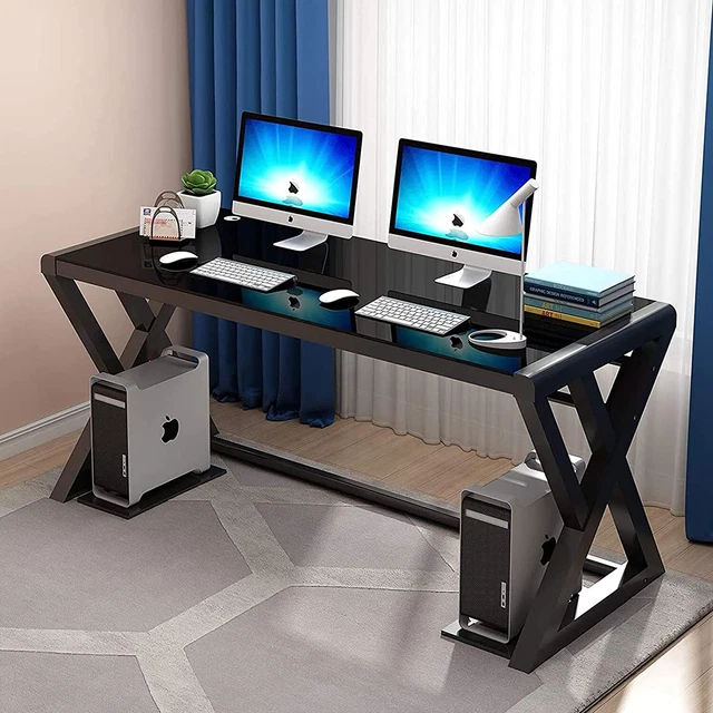 COMPUTER DESK PC Laptop Table Modern Study Workstation Gaming Table ...