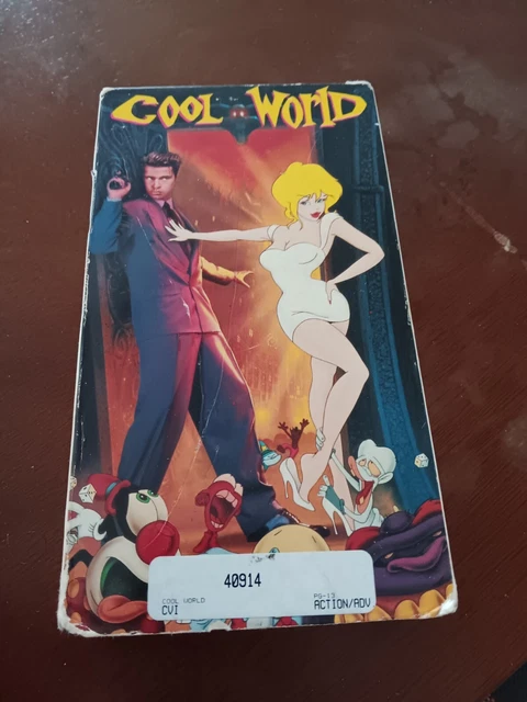 COOL WORLD-VHS-KIM BASINGER/BRAD Pitt-1992-Fantasy Adventure Animation £13.37 - PicClick UK