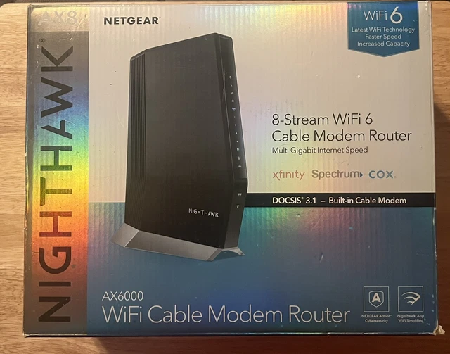 NETGEAR EAX80 NIGHTHAWK AX8 8-Stream AX6000 WiFi-6 Mesh Extender $65.00 ...