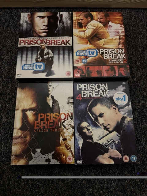 PRISON BREAK FULL Collection DVD Box Sets Season 1-4 £9.58 - PicClick UK