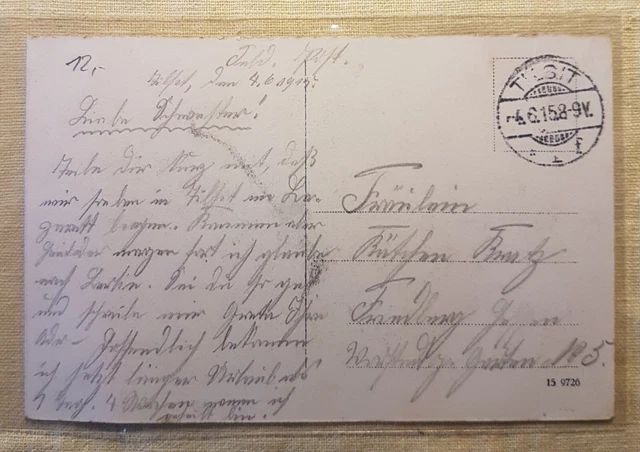 AK; TILSIT, OSTPREUSSEN, Kaserne Dragoner Regiment Prinz Albrecht N° 1 ...