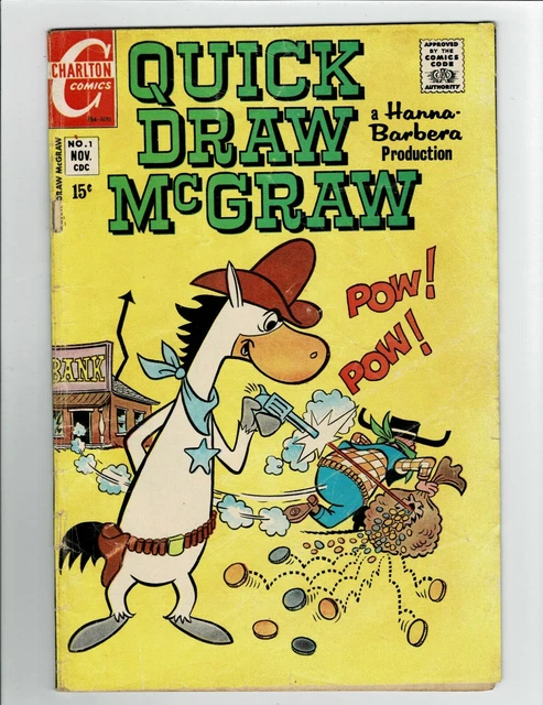 QUICK DRAW MCGRAW # 1 Combine Shipping 1st Charlton Issue VG Z2 $19.99 ...