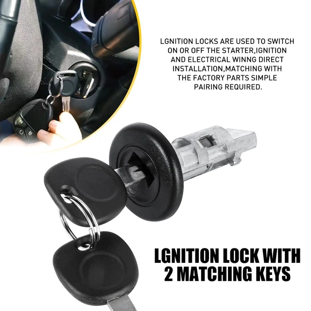FUEL DOOR CYLINDER Lock Cylinder Keys Set Kit For Chevrolet Buick ...