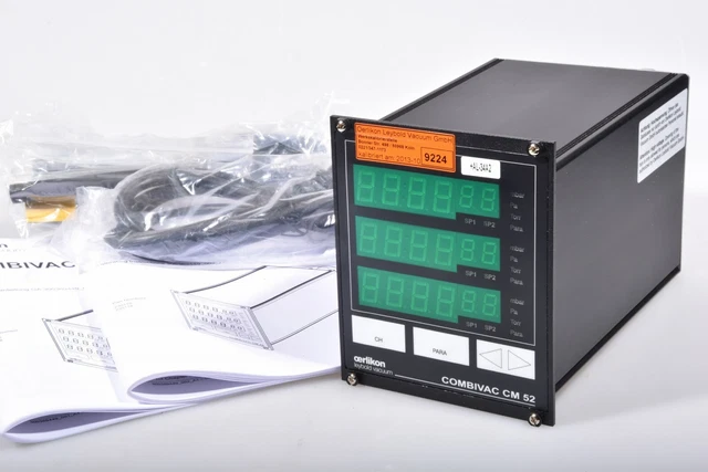 OERLIKON LEYBOLD 230116, CM52PB, Combivac Auswertemodul With Display ...