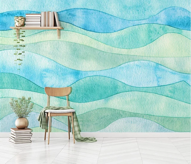 3D COLORED HILLSIDE 7885NA Wallpaper Wall Mural Removable Self-adhesive ...