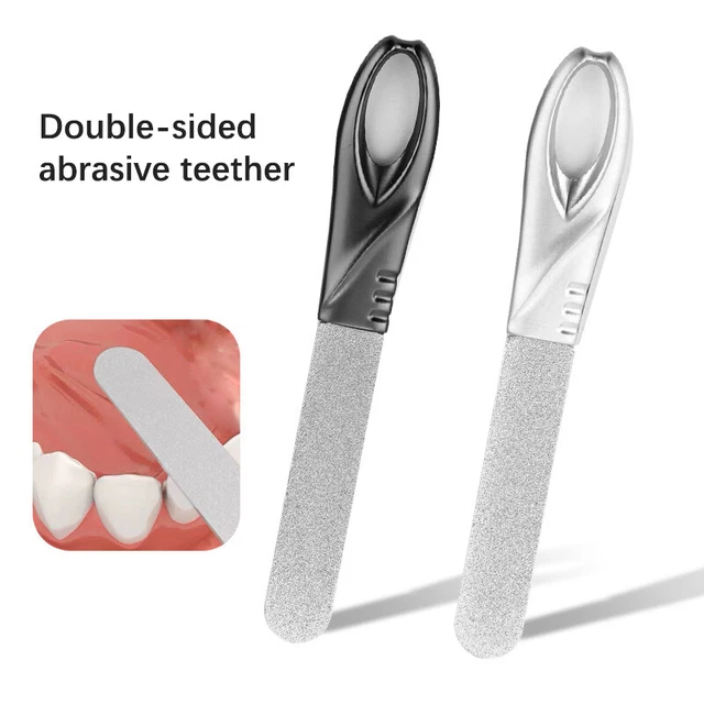 STAINLESS STEEL TEETH File Tooth Grinding Tools Wisdom Tooth Sandpaper ...