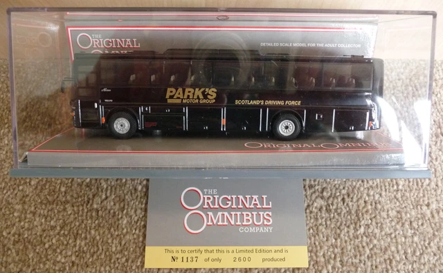 CORGI OMNIBUS 42728 Van Hool Alizee Bus Parks Of Hamilton Scotland MIB ...