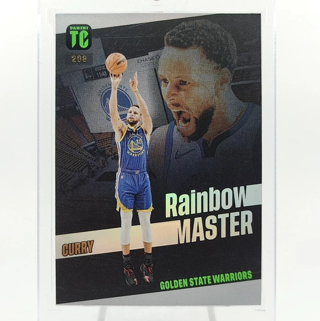 STEPHEN CURRY 2023-24 Panini Top Class Rainbow Master Holo Europe RARO ...
