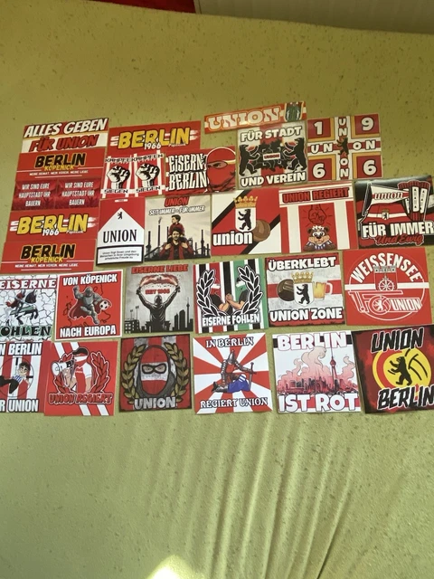 1 FC UNION BERLIN Aufkleber 30 STICKER TOP auch Ultras EUR 10,00 ...