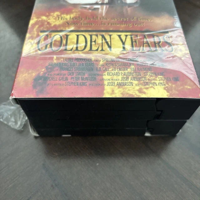 STEPHEN KING'S GOLDEN Years (2-Tape VHS Set) Resealed - CULT HORROR ...