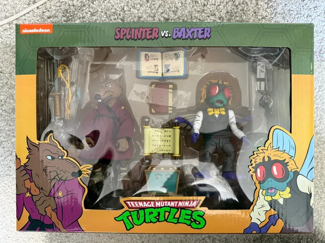 NECA TEENAGE MUTANT Ninja Turtles Baxter Stockman Splinter Figures £48. ...