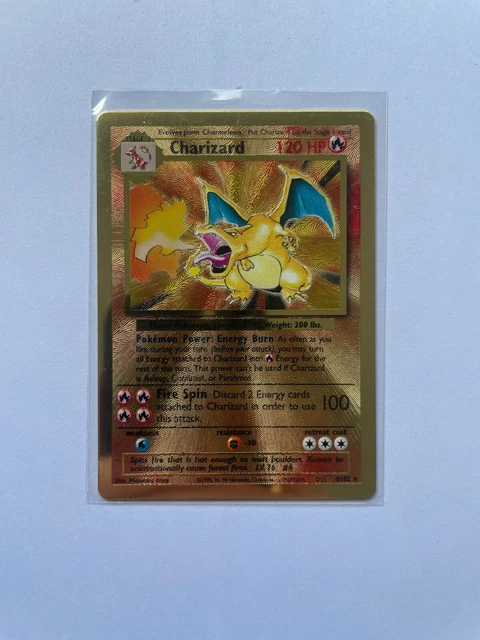 POKEMON TCG CHARIZARD Metal Celebrations Ultra Premium Collection Promo ...