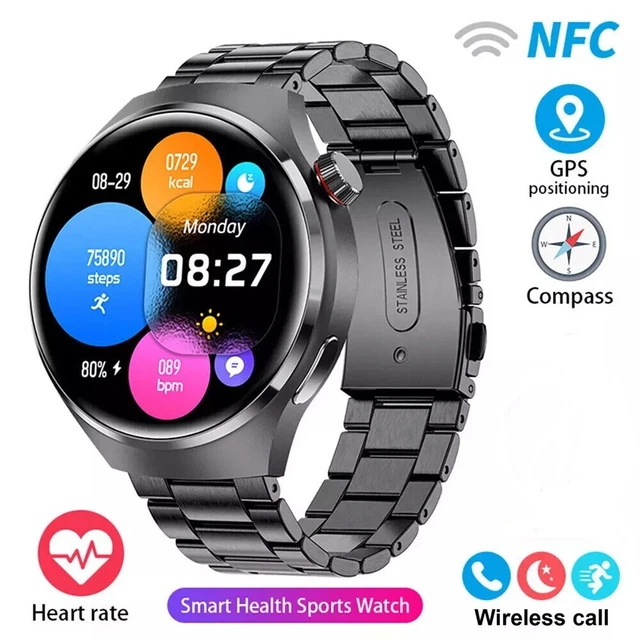 FOR HUAWEI GT4 PRO Smart Watch Men Watch 4 Pro AMOLED HD Screen ...