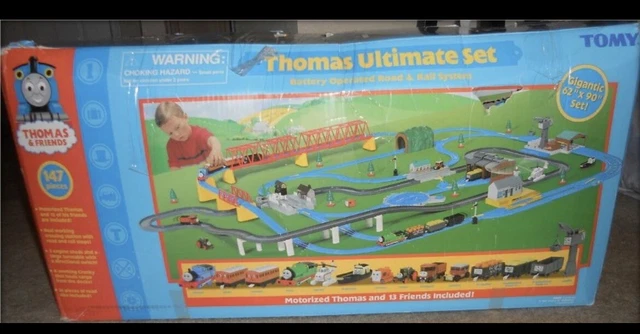 TOMY THOMAS THE Tank Engine Ultimate Trackmaster Gigantic Train Set £ ...