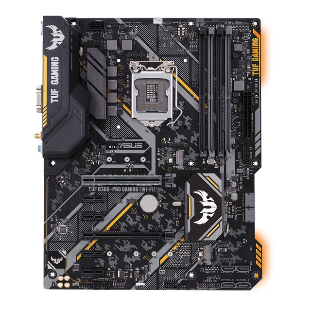 ASUS TUF B360-PRO GAMING (WI-FI) Motherboard Intel B360 LGA 1151 DDR4 ...