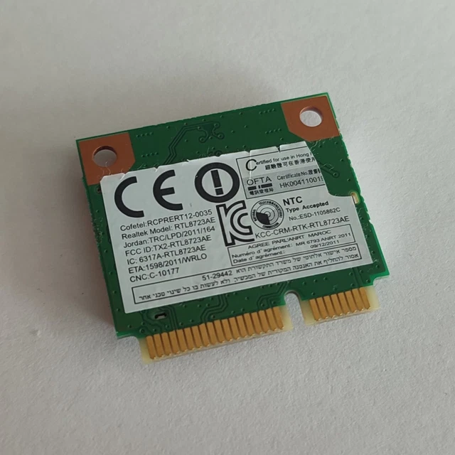 REALTEK RTL8723AE WI-FI Laptop Card £4.95 - PicClick UK