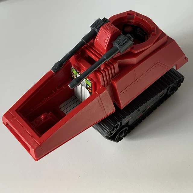 VINTAGE 1984 PALITOY Action Force Red Shadows Hyena Tank Vehicle Red £8 ...