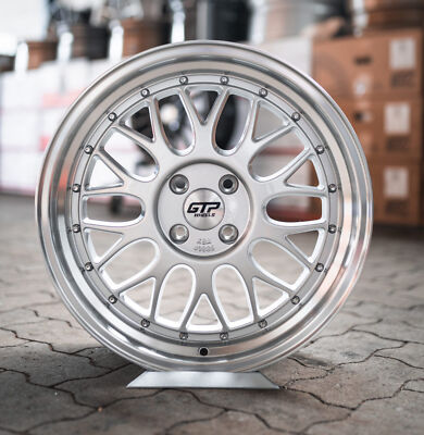 GTP 072 7.5&& x 17"" alloy rims 5x100 silver ET35 with TÜV PART REVIEW ...