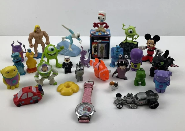 MIXED LOT OF Several Small Random Toys, Figures, Animals, Collectibles ...