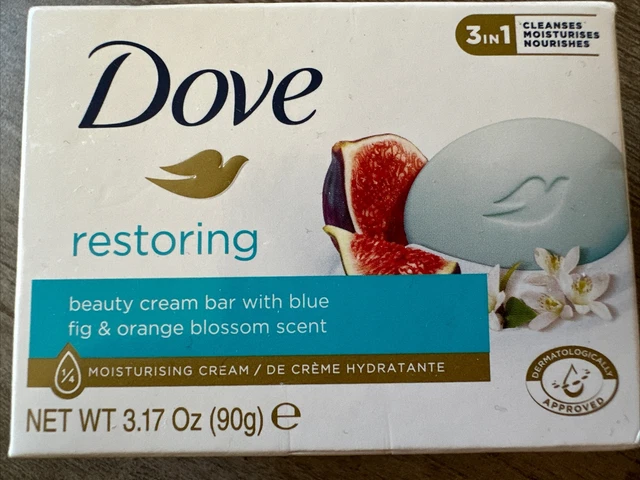 NEW DOVE RESTORING Fig Moisture Bar Soap 3.17oz Skin Cleanser Beauty ...