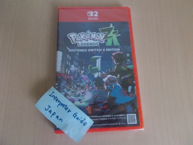 POKEMON LEGENDS Z-A Nintendo Switch 2 Edition Japan Import Sealed ...
