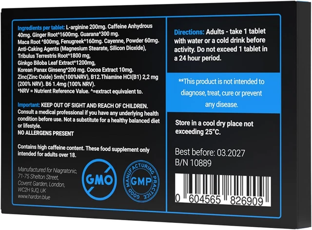 10 TABLETS, PERFORMANCE Supplements for Men, Extra Strong, Last Longer ...