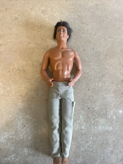 Vintage Ken Doll 1968 Body 1997 Head Mattel Barbie Blue Eyes Brown Hair
