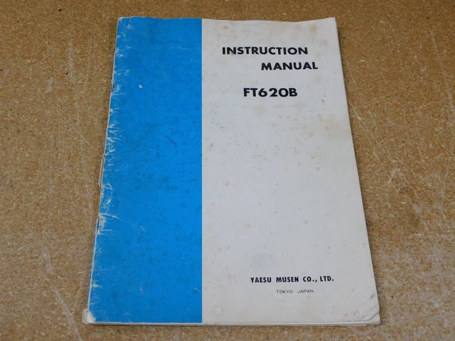 YAESU FT620B HAM Radio VHF SSB Transceiver User Manual + Schematics ...