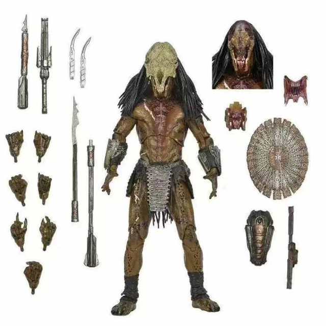 PREY ULTIMATE FERAL Predator 7" Scale Action Figure Model Toy Boxes ...