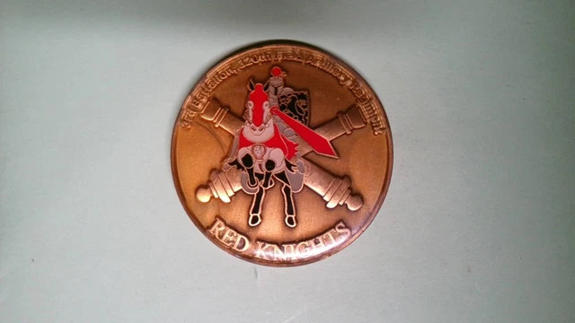 CHALLENGE COIN 3RD Battalion 320Th Field Artillery Regiment Red Knights ...