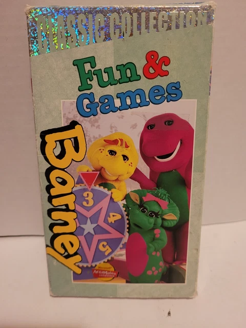 BARNEY - BARNEYS Fun and Games (VHS, 1996) EUR 13,61 - PicClick FR
